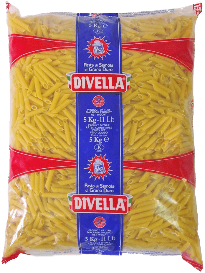 Penne Rigate BULK, 10 lb